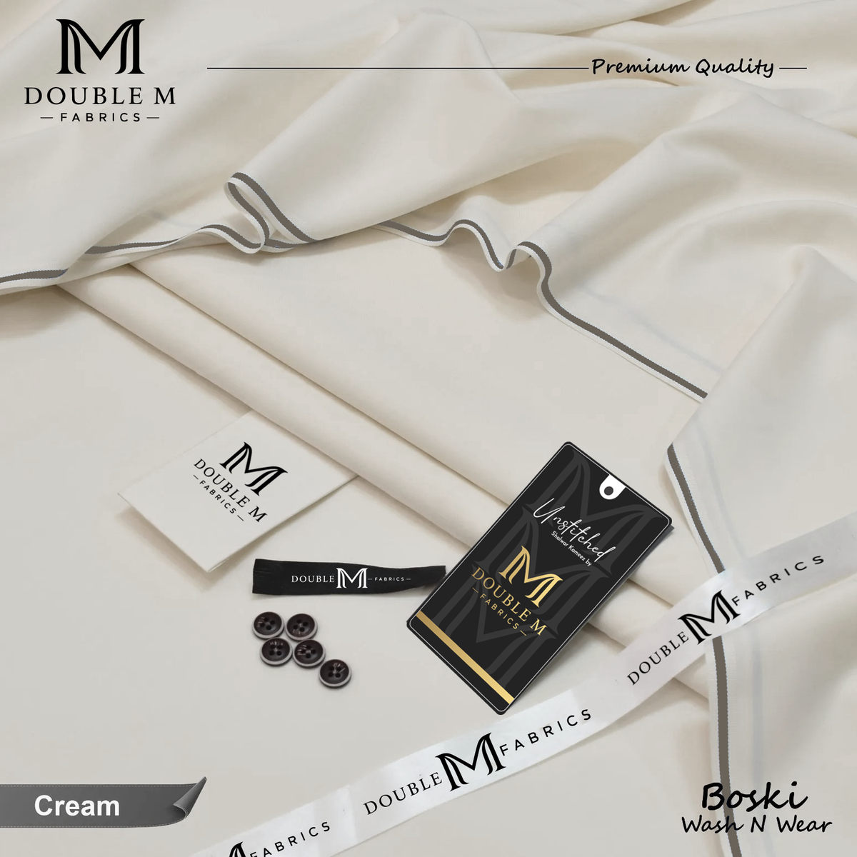 6 Pound Cream Boski – Double M Fabrics